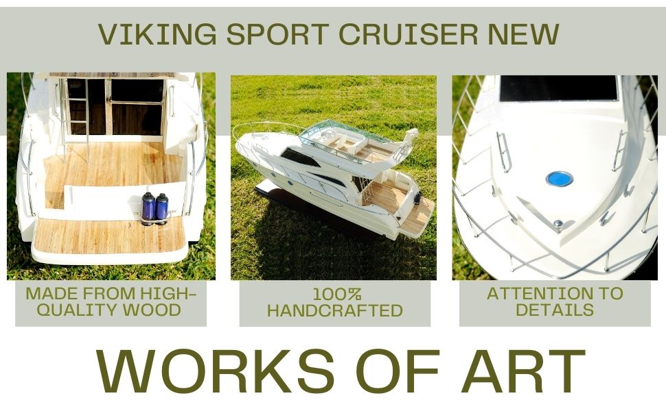 Blogs | B082 -The Viking Sport Cruiser Model Ship